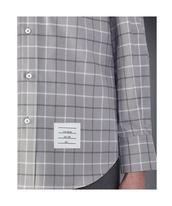 Thom Browne Tattersall-checked Cotton Shirt