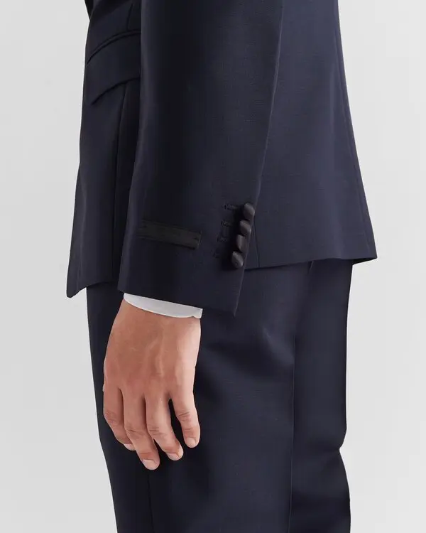 Prada Single-breasted Wool And Mohair Tuxedo