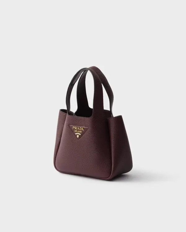 Prada Leather Top-handle Mini Bag