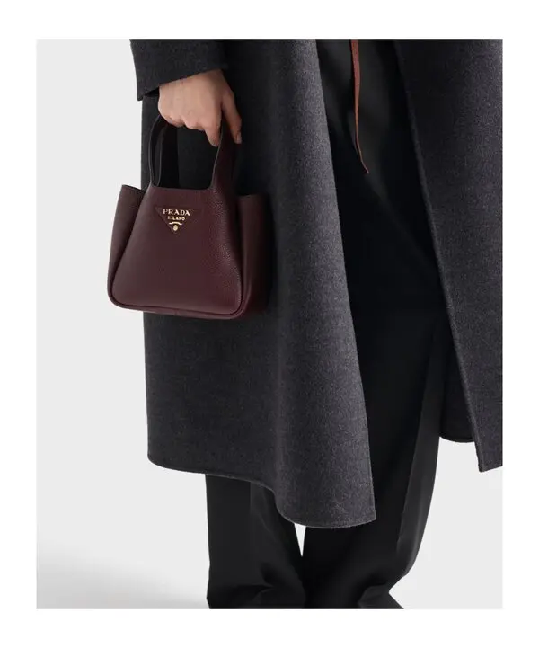 Prada Leather Top-handle Mini Bag