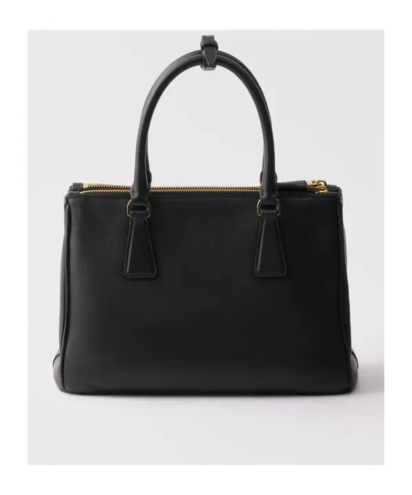 Prada Galleria Medium Leather Bag - Black
