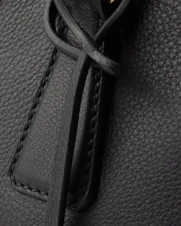 Prada Galleria Medium Leather Bag - Black