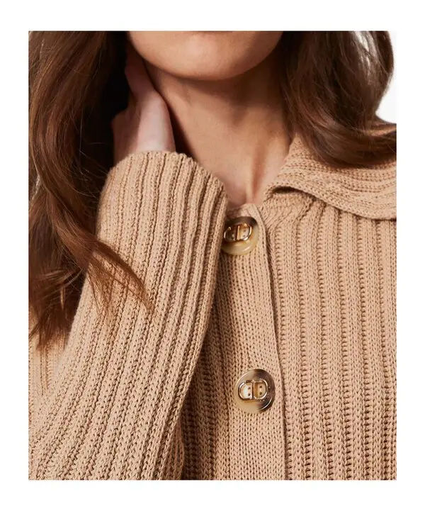 TWINSET Oval T Buttons Cardigan