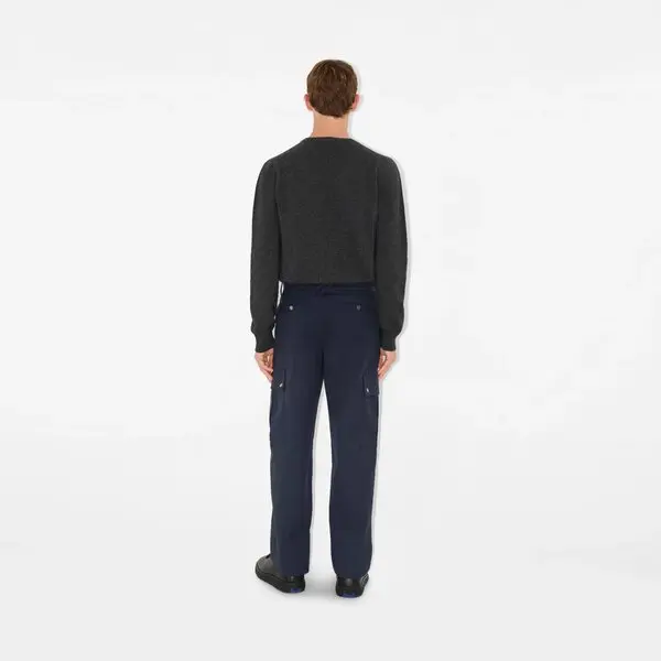 Burberry Cotton Blend Cargo Trousers