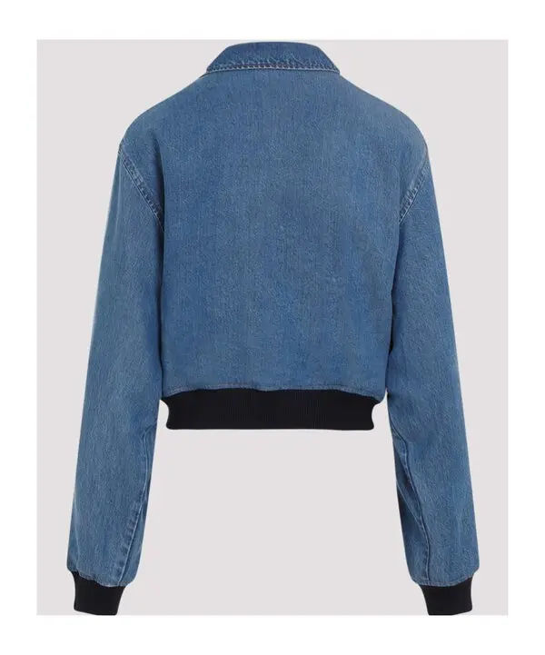 Miu Miu Embellished Denim Jacket