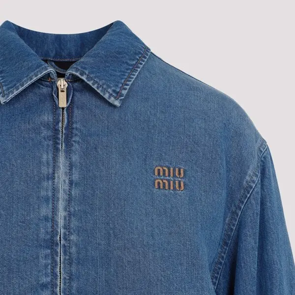 Miu Miu Embellished Denim Jacket
