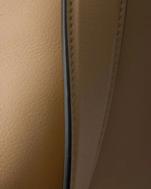 Prada Aimée Large Leather Shoulder Bag