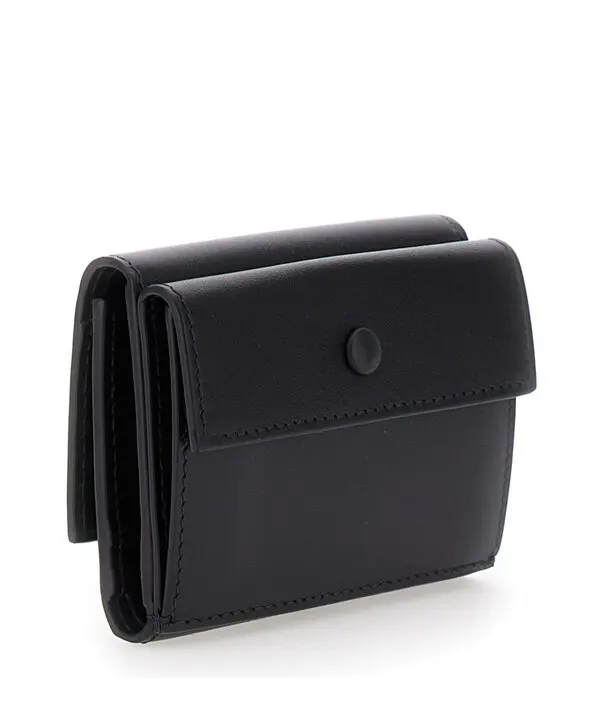 Acne Studios Logo Detailed Trifold Wallet