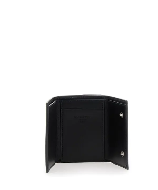 Acne Studios Logo Detailed Trifold Wallet