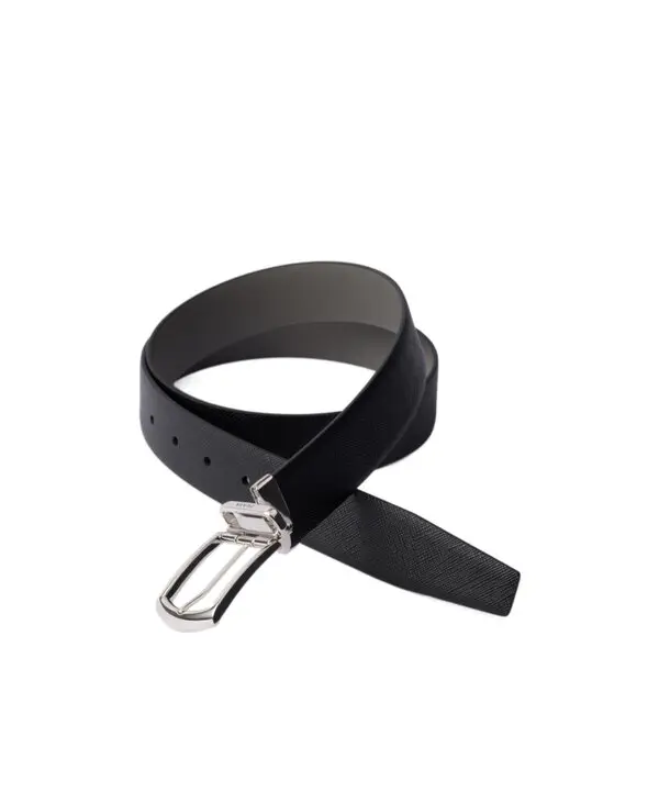 Prada Reversible Saffiano Leather Belt
