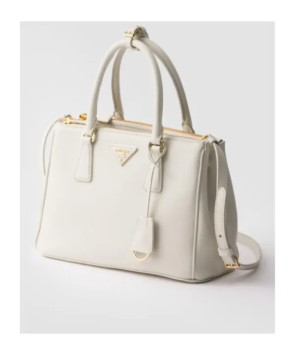 Prada Galleria Medium Leather Bag - White