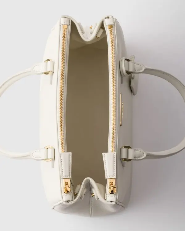 Prada Galleria Medium Leather Bag - White
