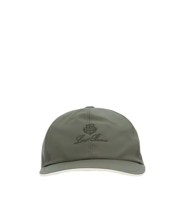 Loro Piana Baseball Cap With Logo Embroidery - Green