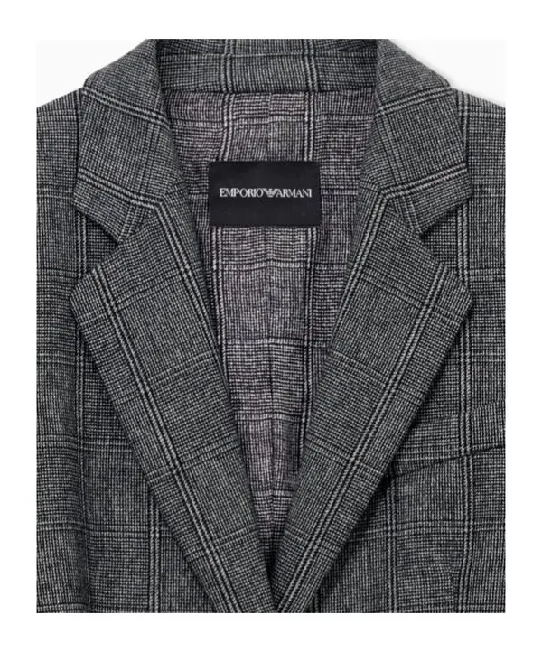 Emporio Armani Signature Capsule Check Flannel Blazer