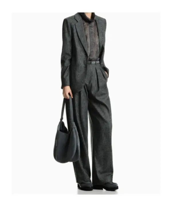 Emporio Armani Signature Capsule Check Flannel Blazer
