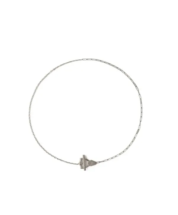 Burberry Shield Necklace - Silver