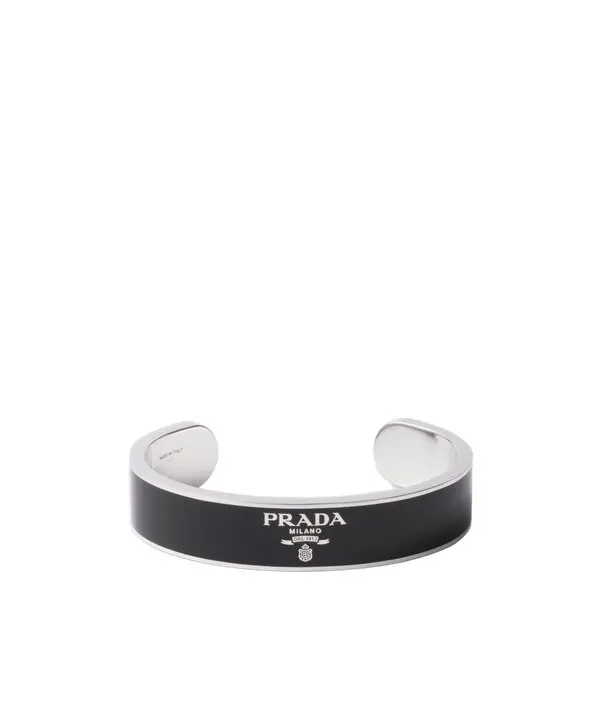 Prada Silver Bangle Bracelet