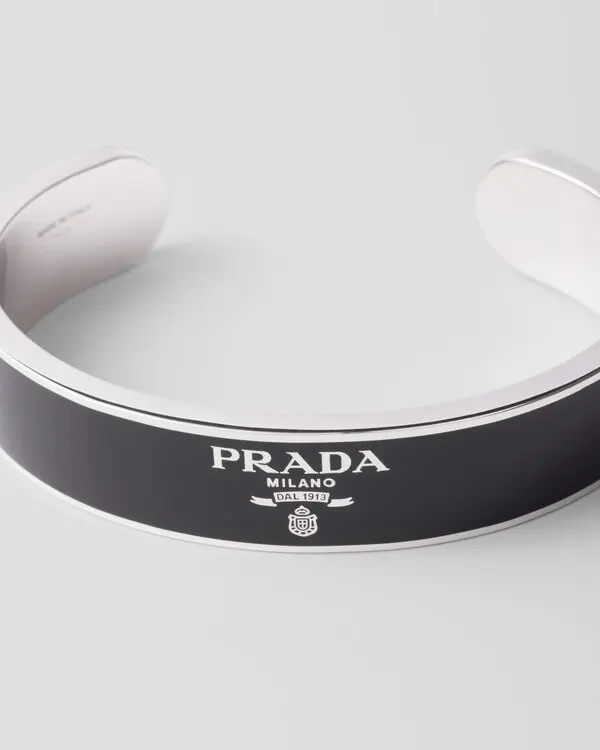 Prada Silver Bangle Bracelet