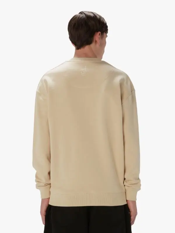 J.W.ANDERSON Floral-print Organic Cotton Sweatshirt