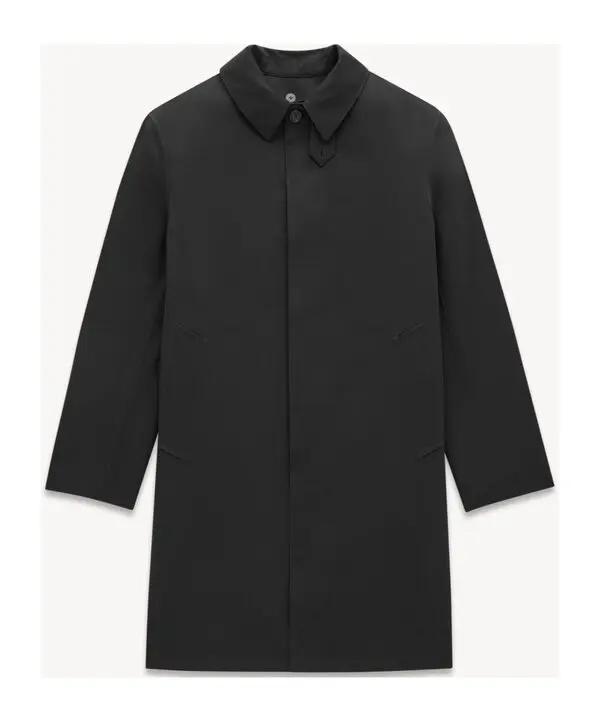 Saint Laurent Mackintosh Coat In Water-repellant Canvas