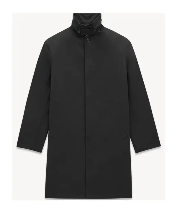 Saint Laurent Mackintosh Coat In Water-repellant Canvas