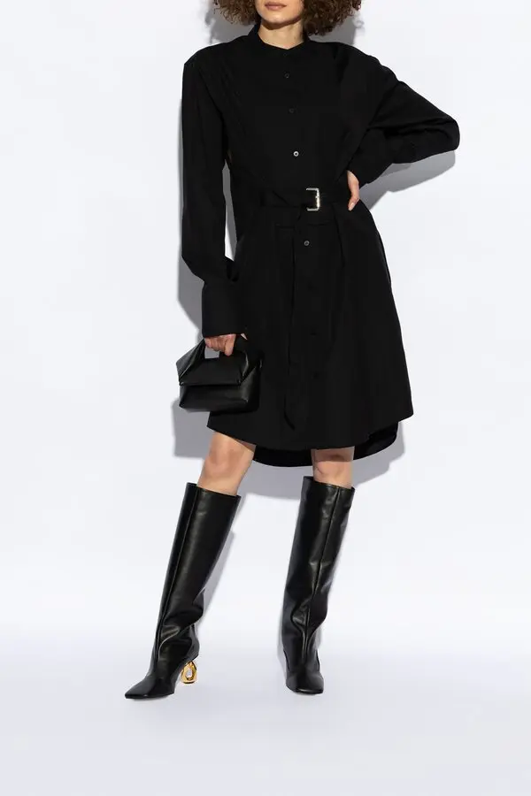 J.W.ANDERSON Chain Heel 75mm Leather Boots