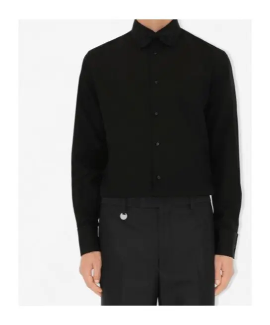 Burberry Slim Fit Cotton Silk Tuxedo Shirt