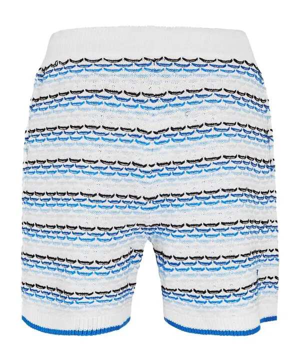 Casablanca Logo Patch Knit Shorts