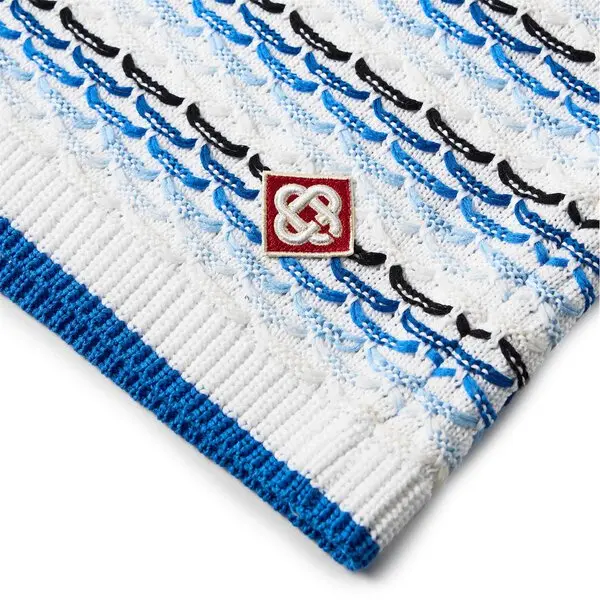 Casablanca Logo Patch Knit Shorts