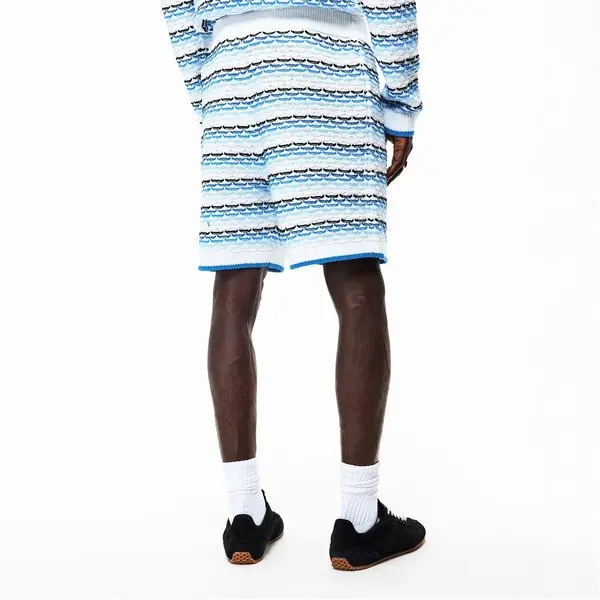Casablanca Logo Patch Knit Shorts