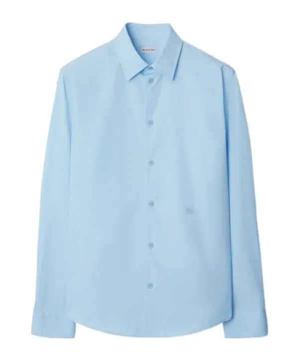 Burberry Slim Fit Ekd-embroidered Formal Shirt