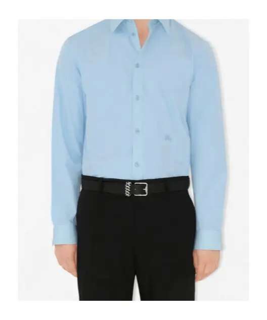 Burberry Slim Fit Ekd-embroidered Formal Shirt