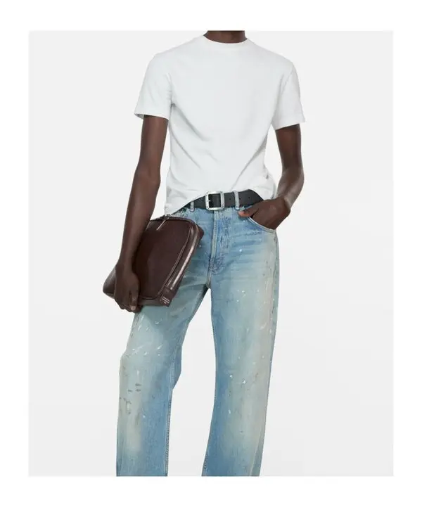 Acne Studios Logo-plaque T-shirt - Ice White