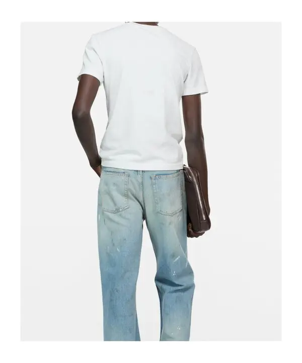 Acne Studios Logo-plaque T-shirt - Ice White