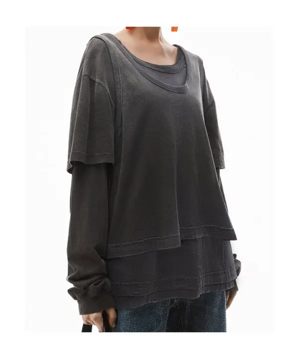 Alexander Wang Oversize Triple-layer T-shirt