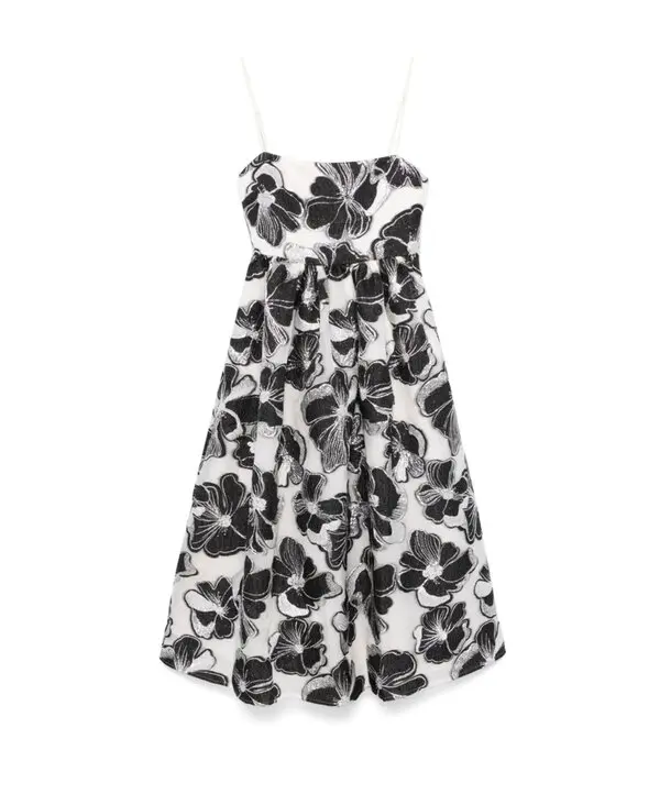 Stine Goya Floral Print Midi Dress