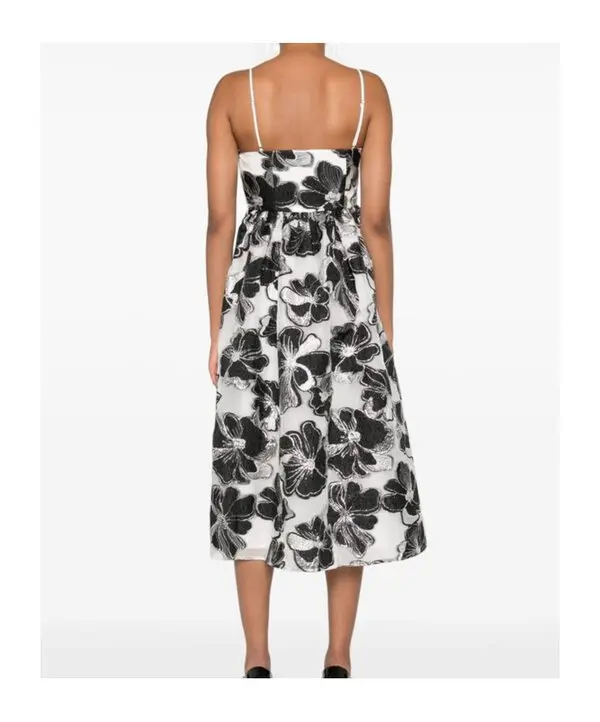 Stine Goya Floral Print Midi Dress