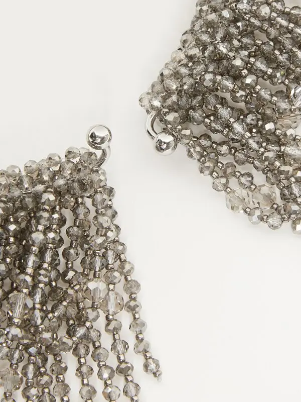 Max Mara Necklace Adorned With Cascading Beads