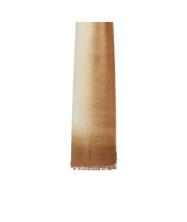 Max Mara Danilo Frayed Edge Scarf - Camel