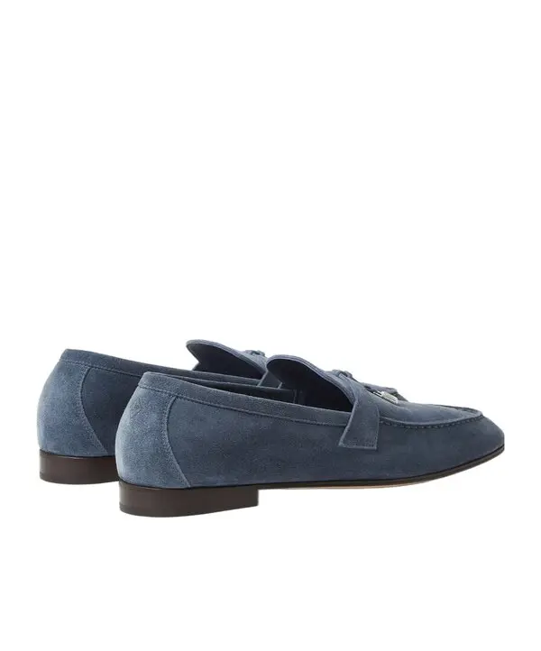 Loro Piana Joan Loafer - Aegean Wave