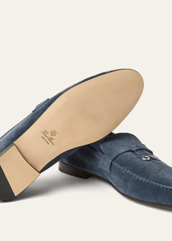Loro Piana Joan Loafer - Aegean Wave