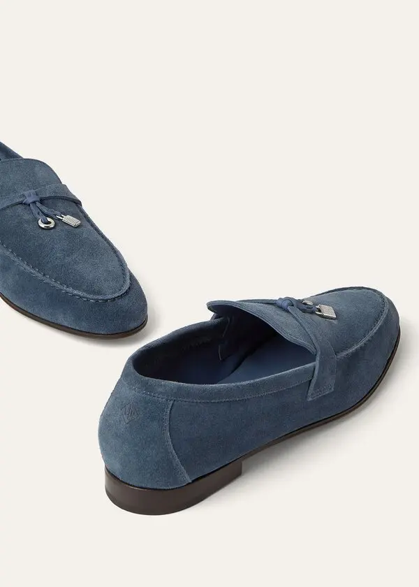 Loro Piana Joan Loafer - Aegean Wave