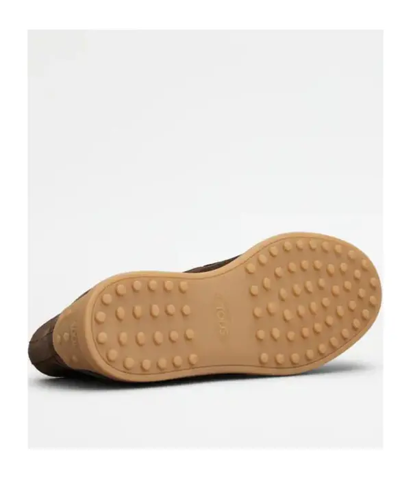 TOD'S Lace-up Suede Flat
