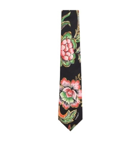 Valentino Garavani Floral-pattern Silk Tie