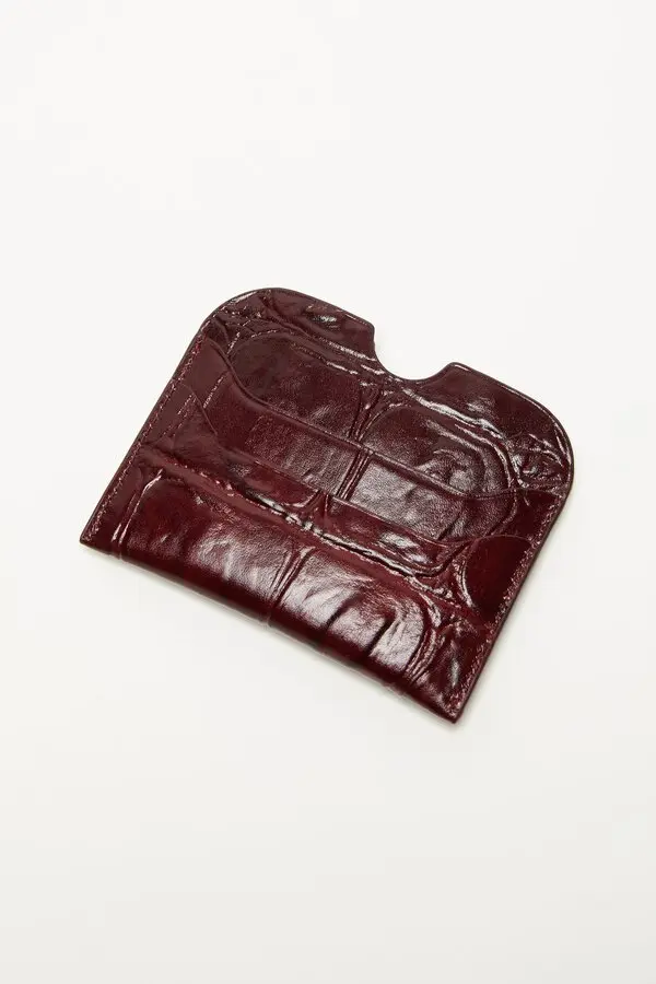 Acne Studios Logo-detail Embossed Card Holder