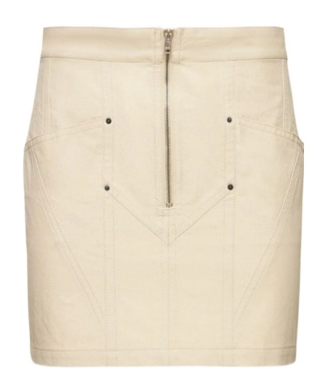 Isabel Marant Étoile Cotton Mini Skirt - Nude