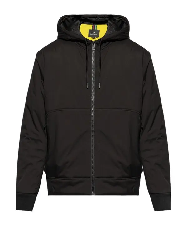 Paul Smith Padded Hooded Jacket With Rope Detail