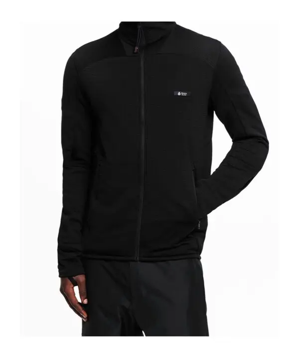 Prada Zipper Fleece Sweatshirt With Logo