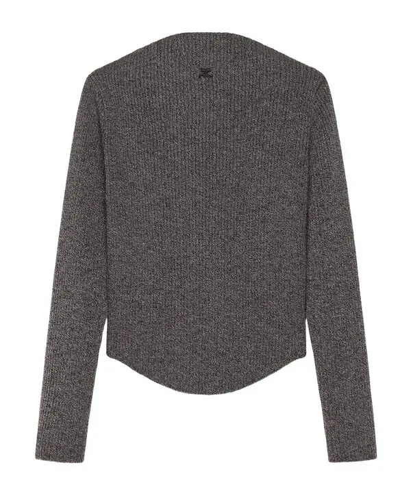 COURREGES Ribbed-knit Sweater