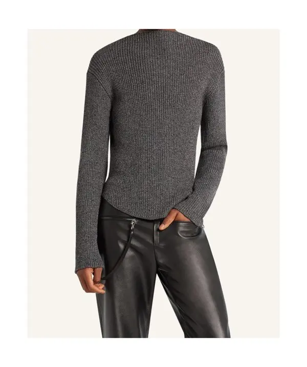 COURREGES Ribbed-knit Sweater